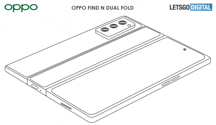 OPPO's dual-hinge folding screen patent leaked - iNEWS