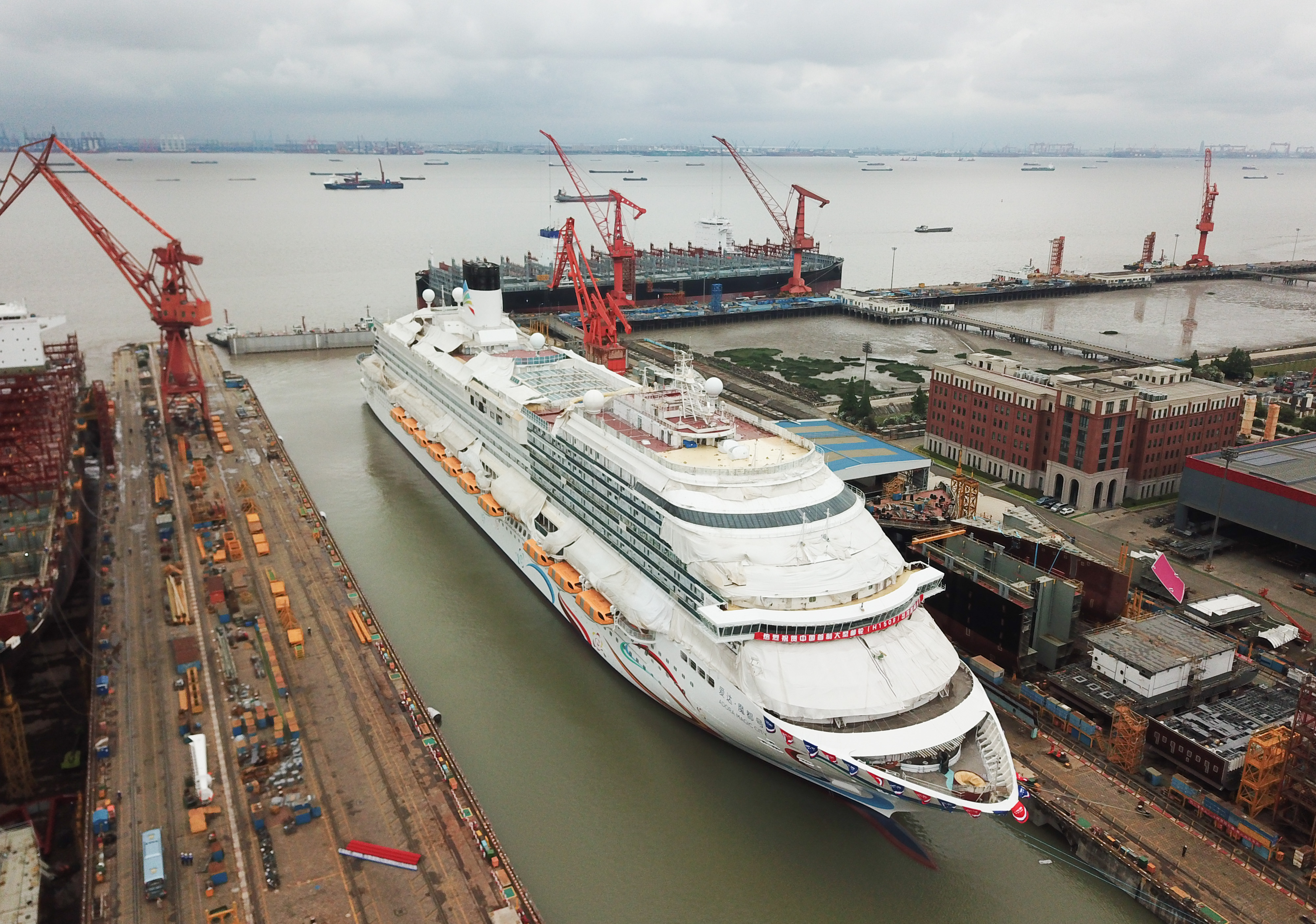 China's shipbuilding industry beats South Korea and Japan, the super ...