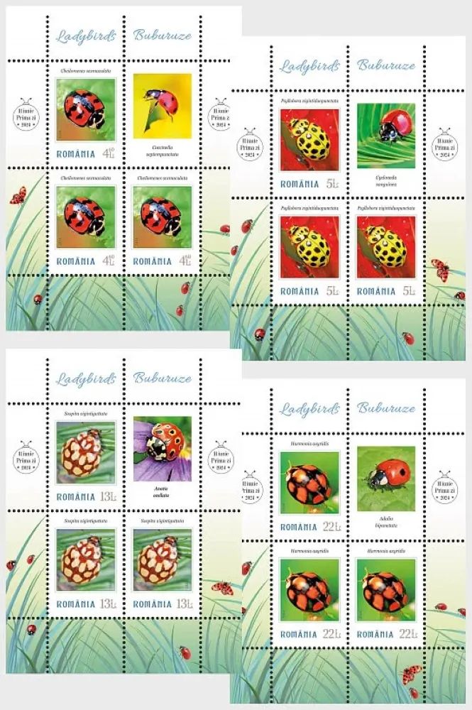 Romanian Post issues Ladybug stamps - iNEWS