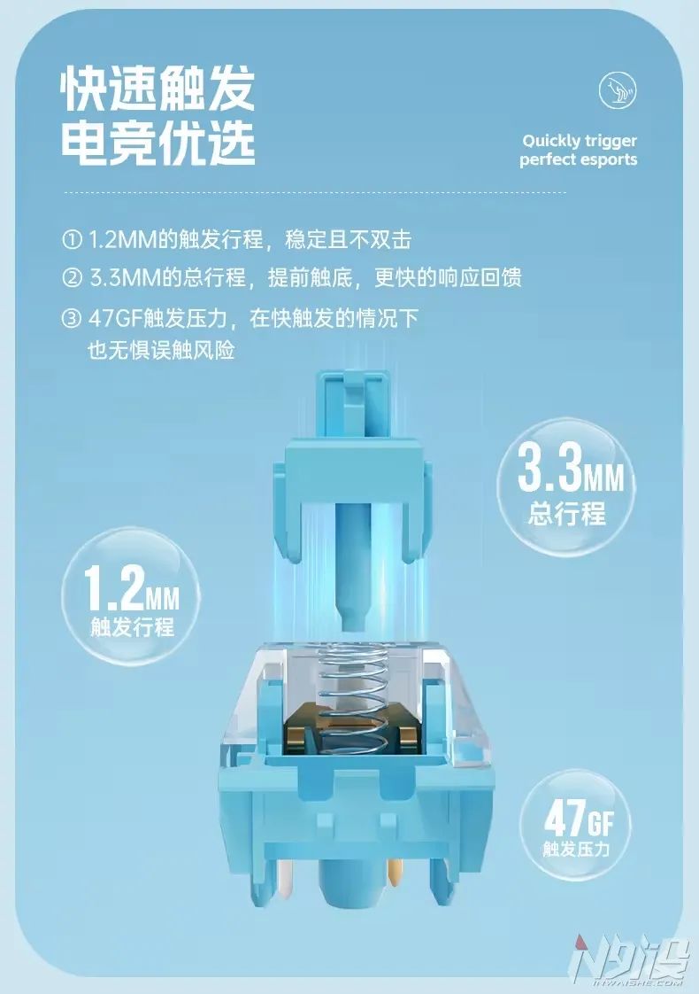 Kaihua and Qianxingzhe jointly launched the Haiqing switch, linear fast ...